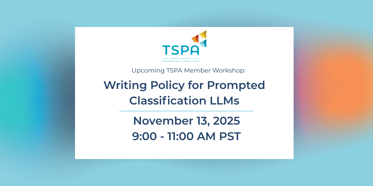 Writing Policy for Prompted Classification LLMs - Trust & Safety ...